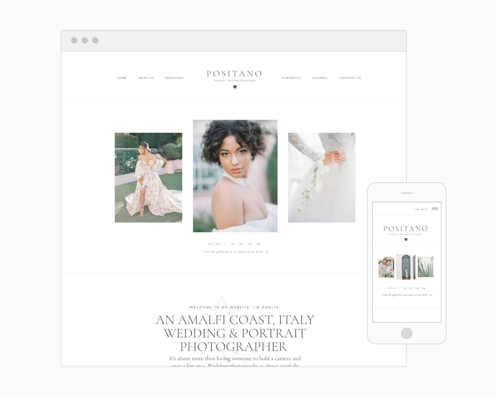 Showit Website Templates for Wedding Businesses
